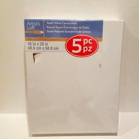 Michael's | Office | 4 Pc 6x2 Painting Canvases 1 Of 5 Canvases ...